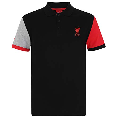 Liverpool Football Club Official Soccer Gift Mens Crest Polo Shirt